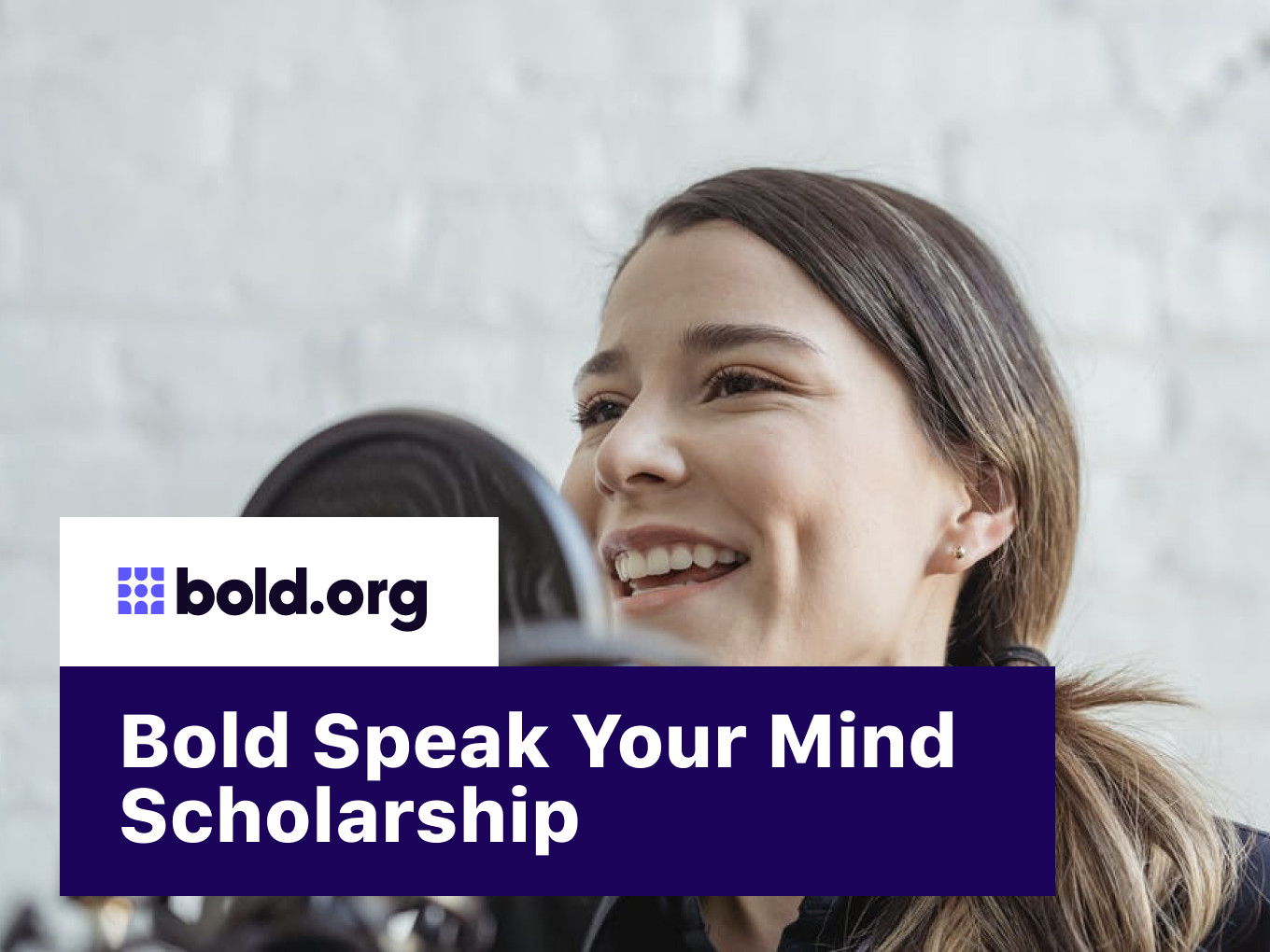 Bold Speak Your Mind Scholarship | Bold.org
